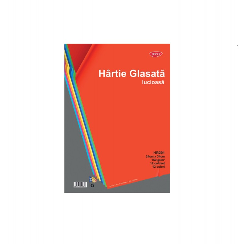 Glazed Papers 12 colors - Spavento Art & Craft